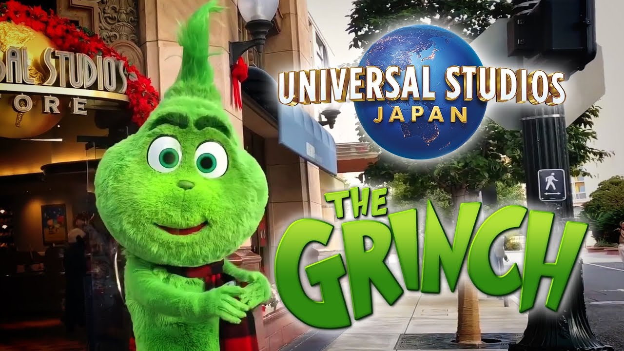 USJ グリンチのキャラクターグリーティング！ Meeting the Grinch at Grinchmas - Universal ...