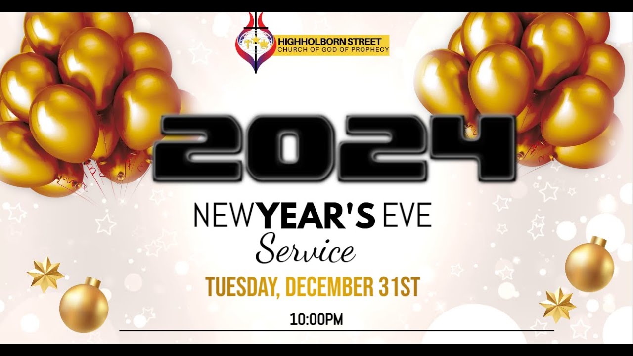 New Year's Eve Service - December 31, 2024 - YouTube