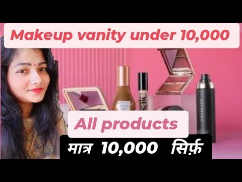 Makeup vanity under 10,000 only | for beginners | Affordable makeup kit ...