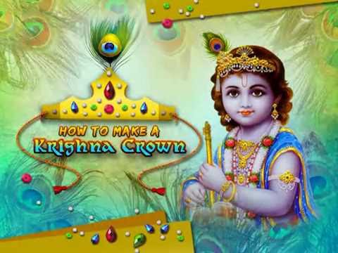 How to make Krishna's Crown - Art and Craft Ideas for Kids - YouTube