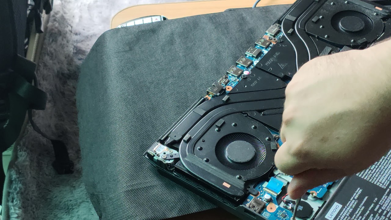 Lenovo Legion 5 Pro | successful back cover opening and installing new ...