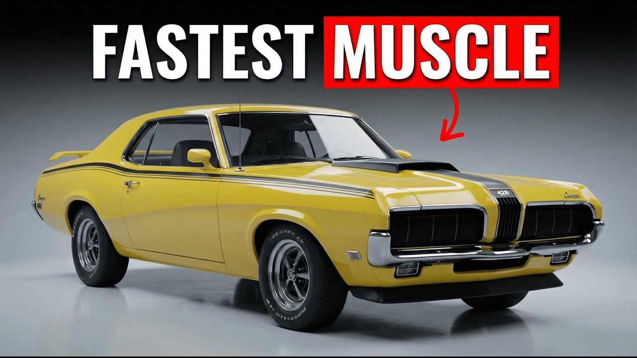 RARE 428 Super Cobra Jet Cougar | Fastest Muscle Car 1968 - YouTube