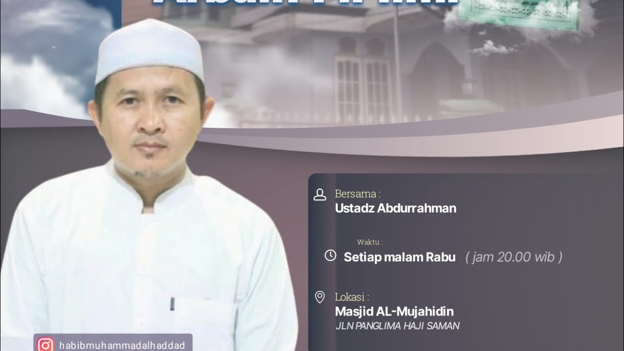 LIVE Pangajian Mingguan majelis Al MASYHUR - YouTube