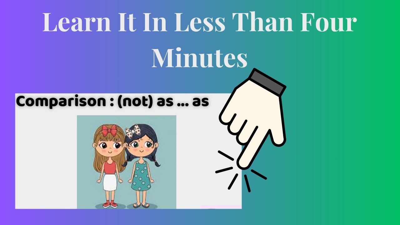 How To Compare In English | Comparison as ... as | English Grammar ...