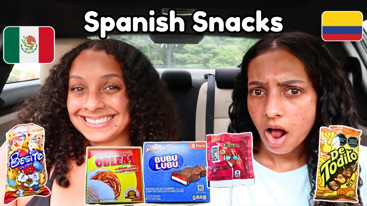 Trying Spanish Snacks For The First Time! - YouTube