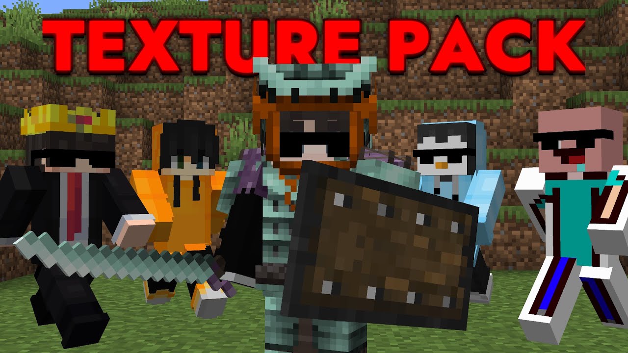 I COMBINE 10 YOUTUBERS TEXTURE PACK! INSANE FPS!! - YouTube