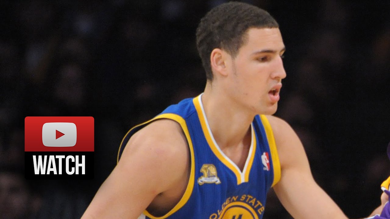 Klay Thompson Full Highlights at Lakers (2014.10.09) - 25 Pts - YouTube