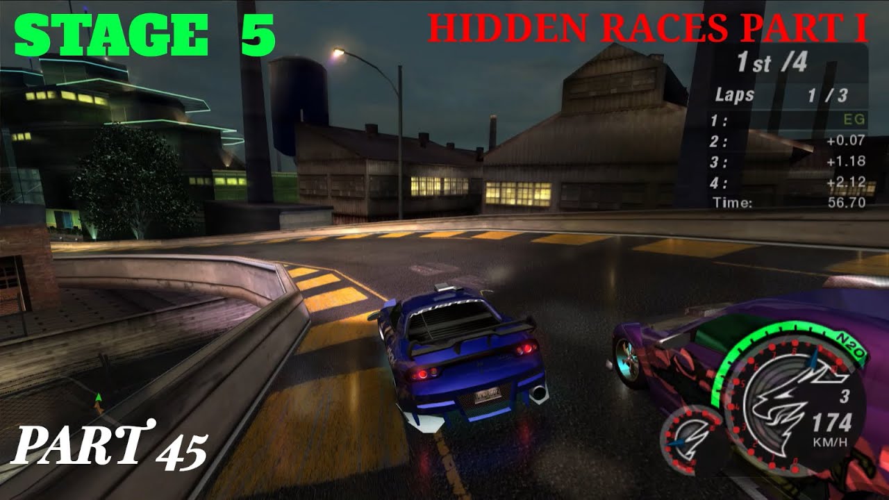 NFS Underground 2 Remastered | Part 45-A | Stage 5 Begins | Hidden ...