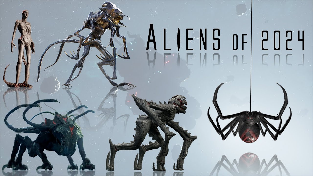 What are the 9 Deadly Movie Alien Creatures Of 2024 - YouTube