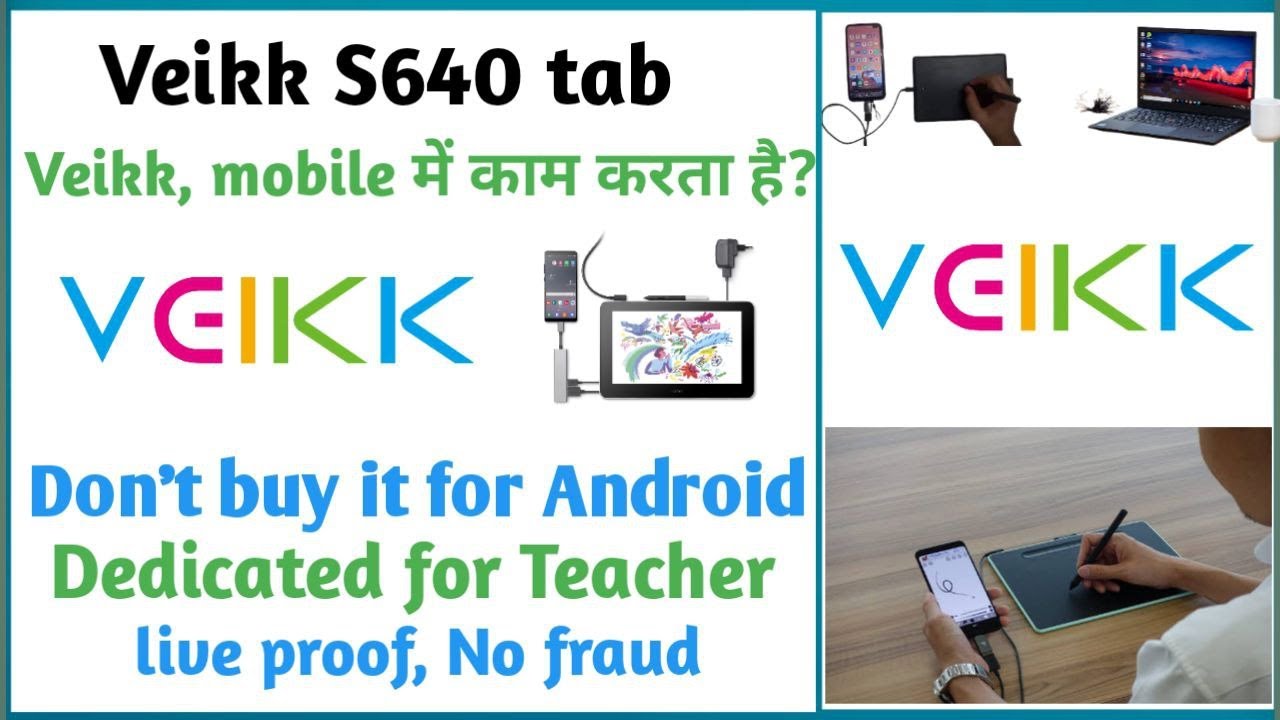 veikk s640 digital pad in android | How to Connect Veikk S640 to ...