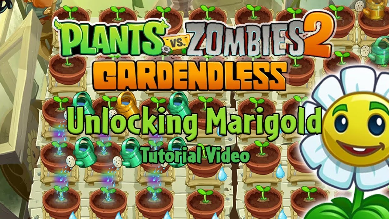 PvZ2: Gardendless Walkthrough | Unlocking Marigold | - YouTube