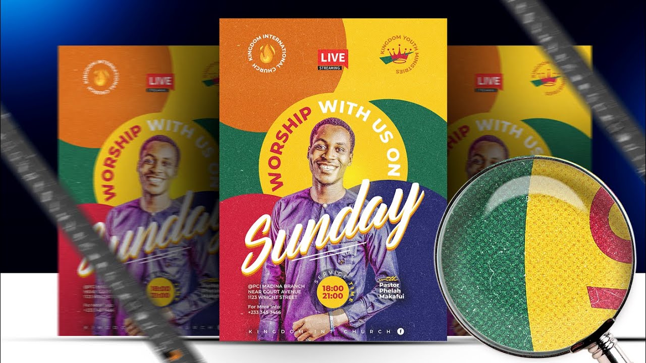 ADVANCED Poster Design #001 | Photoshop Tutorials - YouTube