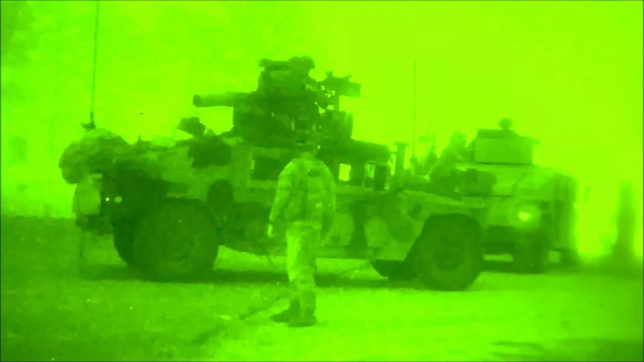 82nd Airborne Division Paratroopers React to OPFOR Attack During JRTC ...