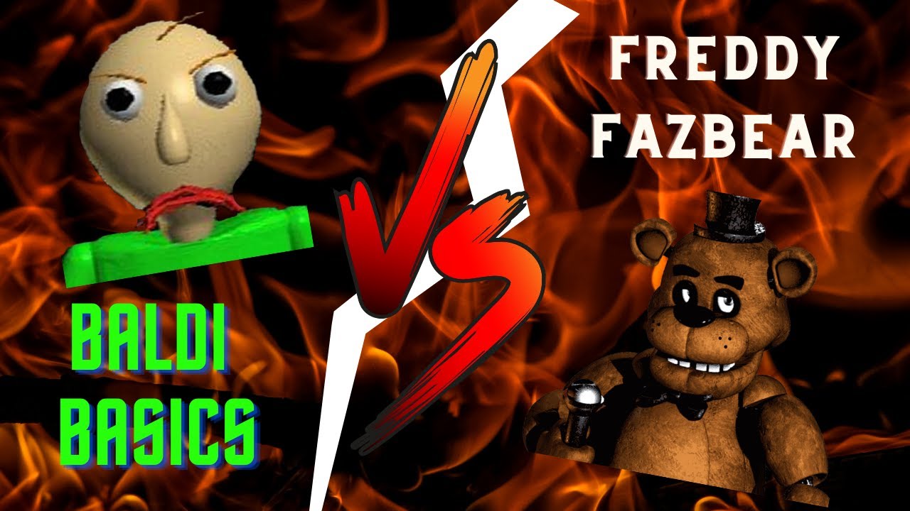 BALDI BASICS VS FREDDY FAZBEAR DANCE BATTLE .. INVISIBLE BALDI?? - YouTube