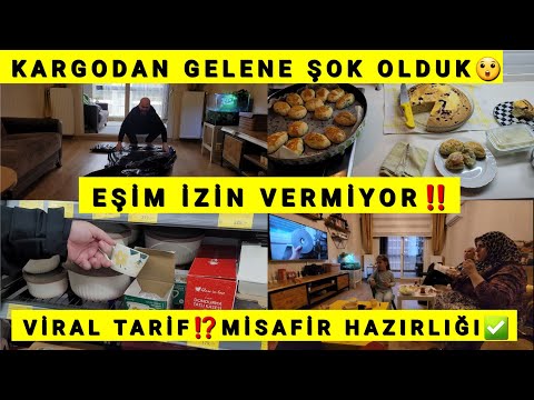 3 ÇEŞİT İKRAM HAZIRLIĞI ✅️ VİRAL KEK TARİFİ 🥮ANNE BABAM GELDİ NELER GETİRMİŞ⁉️GÜNLÜK VLOG