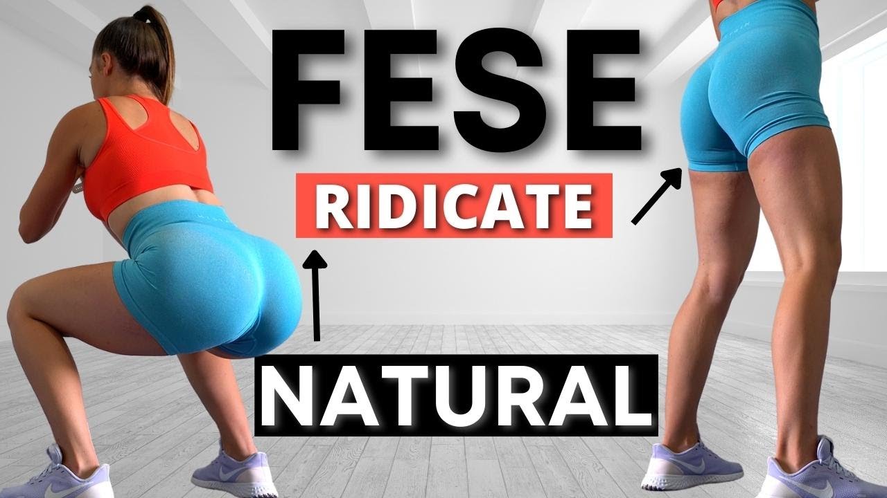 FESE RIDICATE NATURAL | 15 Min Antrenament Acasa Pentru Fese - YouTube