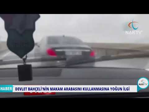 DEVLET BAHÇELİ MAKAM ARABASI KULLANIYOR