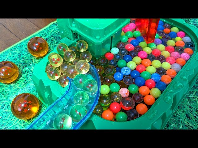 Marble Run ASMR☆Sound of water Somen slider Kunekune Rain gutter slope ...