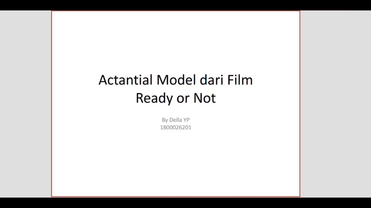 Greimas Actantial Model - YouTube