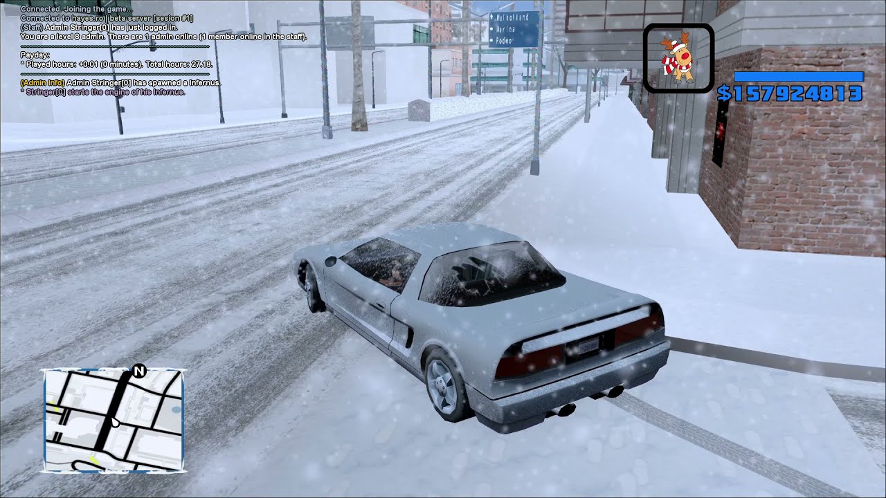 SNOW FX FOR SAMP / GTA SAN ANDREAS - MOD DE NINSOARE / SNOW MOD - YouTube