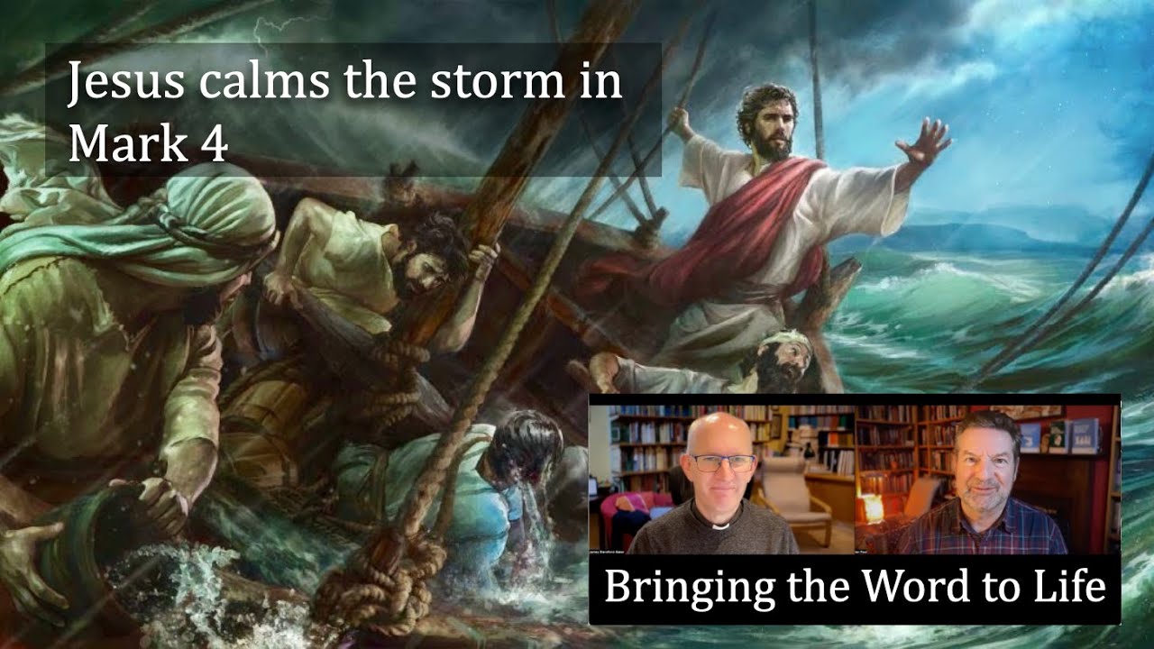 Calming the storm in Mark 4 - YouTube