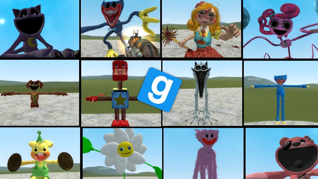 All POPPY PLAYTIME CHAPTER 3 Characters in Garry's Mod - YouTube