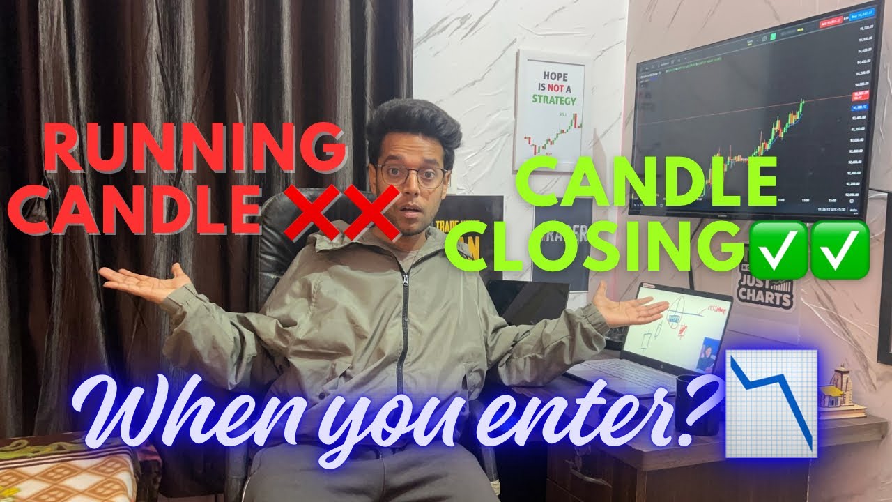 When to Enter in a Candle | Running Candle vs Closing Candle - YouTube