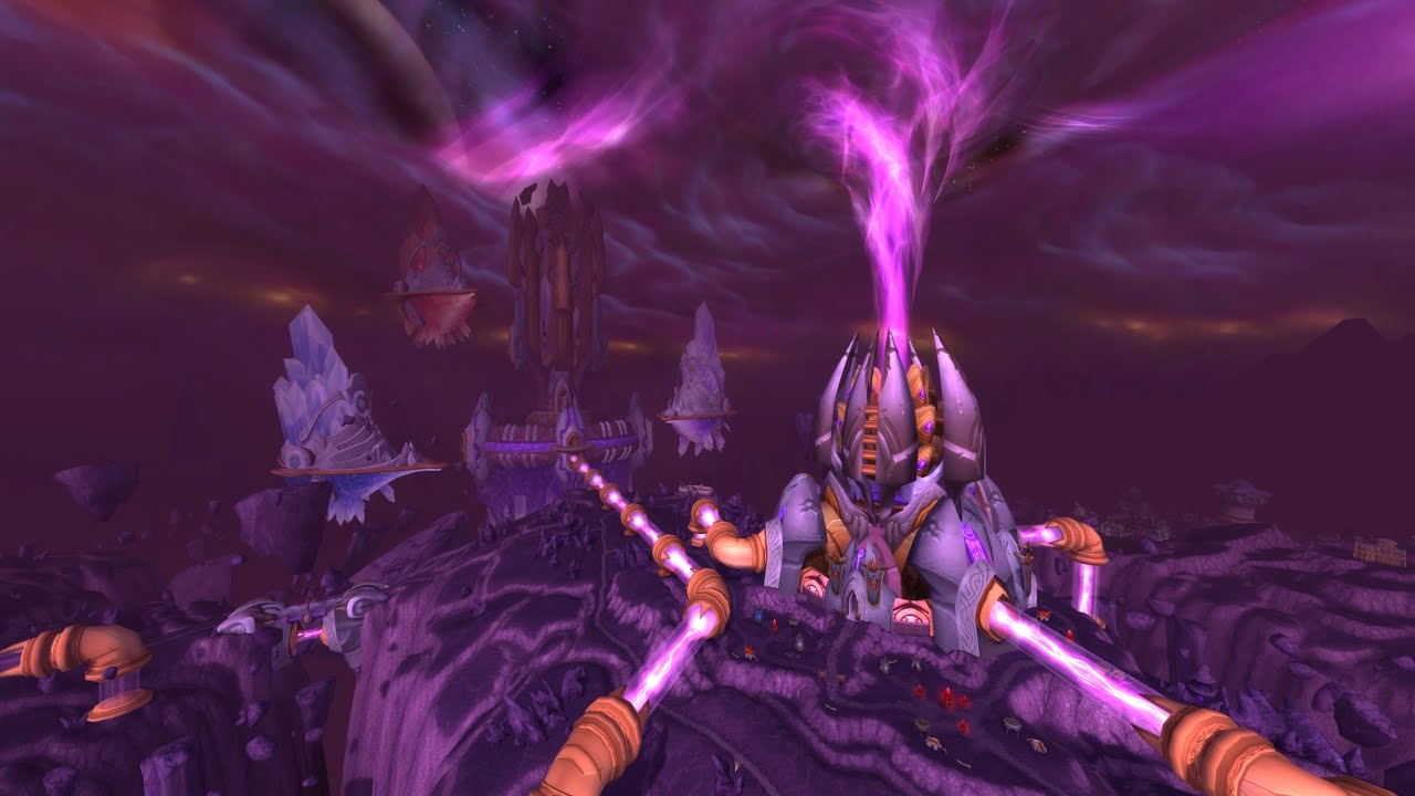 Exploring Netherstorm: Ambient Walk in World of Warcraft - YouTube