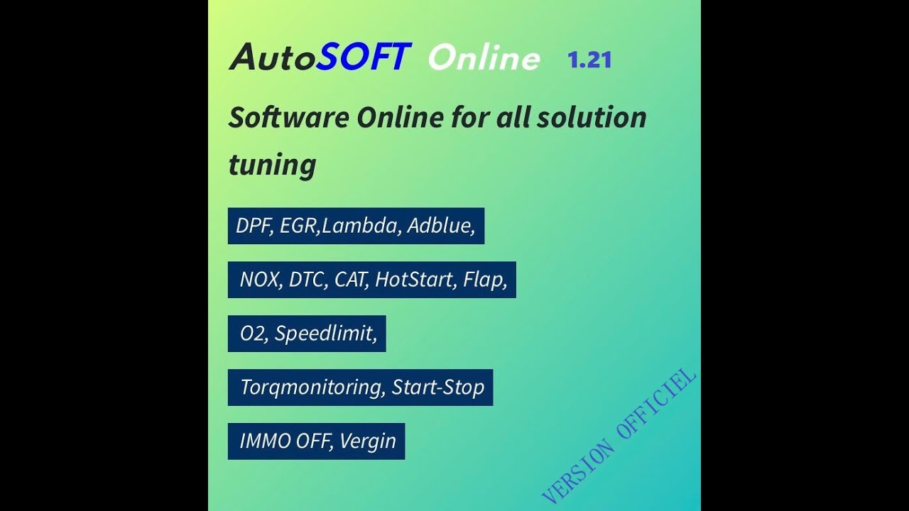 AutoSoft Officiel 1.21 Présentation - YouTube