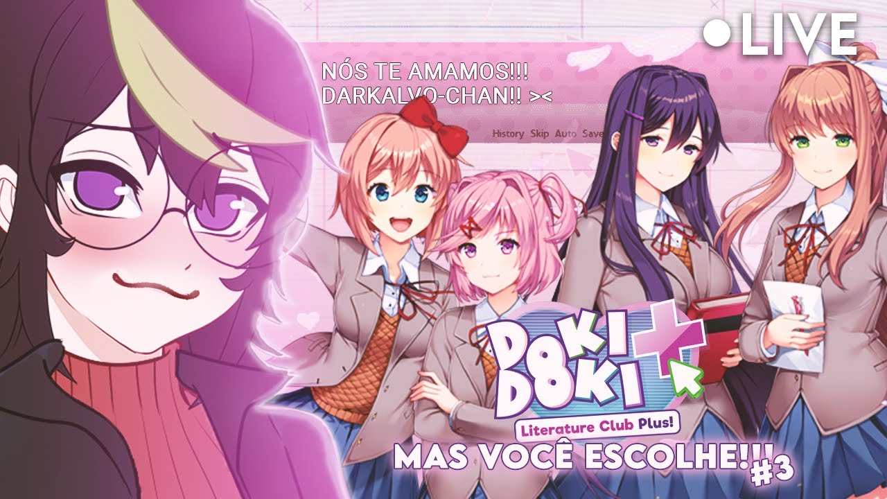 ESSA É NOSSA CHANCE! | DOKI DOKI LITERATURE CLUB PLUS (Mas o Chat ...