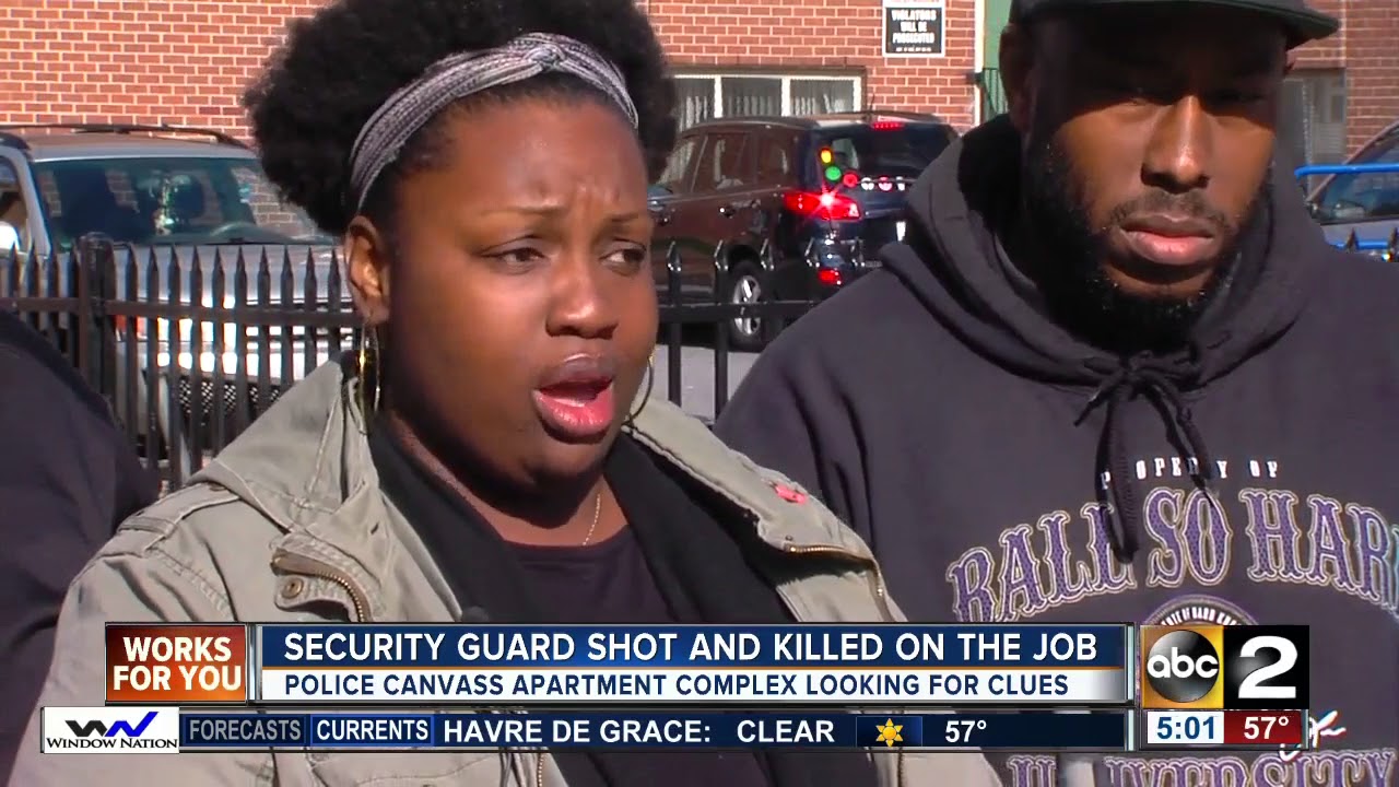 No suspects in the shooting death of a security guard - YouTube