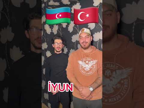 TÜRKÇE AZERİ AYLAR #shorts