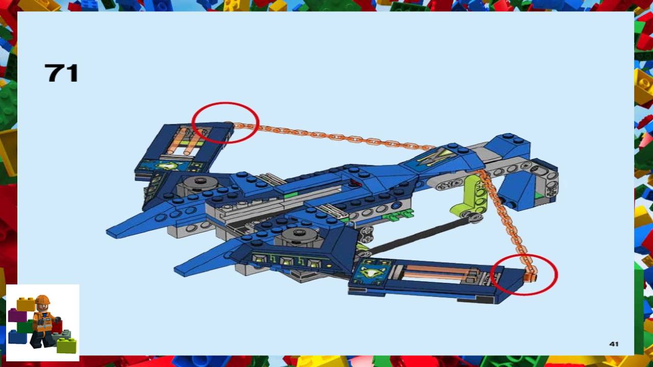 LEGO instructions - Nexo Knights - 70320 - Aaron Fox's Aero-Striker V2 ...