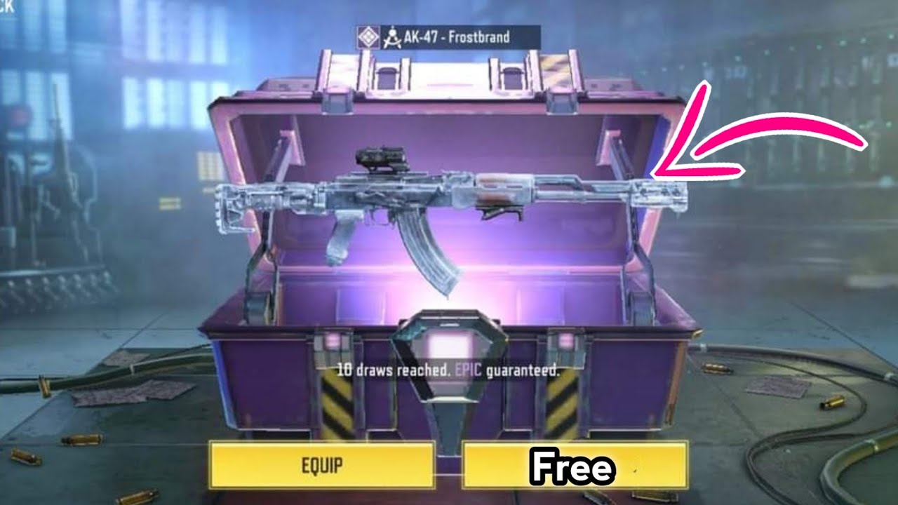 How To Get Free AK47 Frostbrand in codm 2022 | Free Character, Free Gun ...