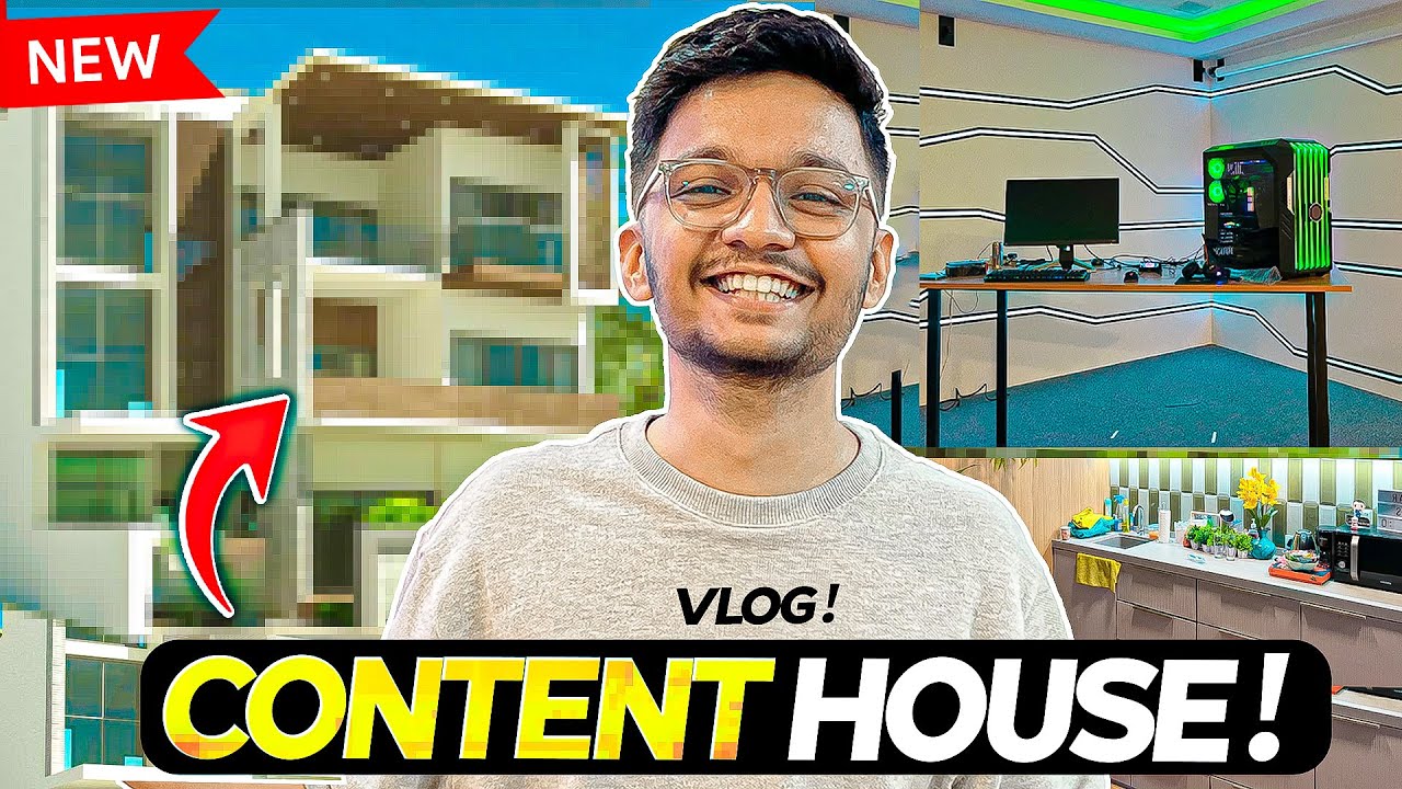 VISITING A NEW *CONTENT HOUSE* - YouTube