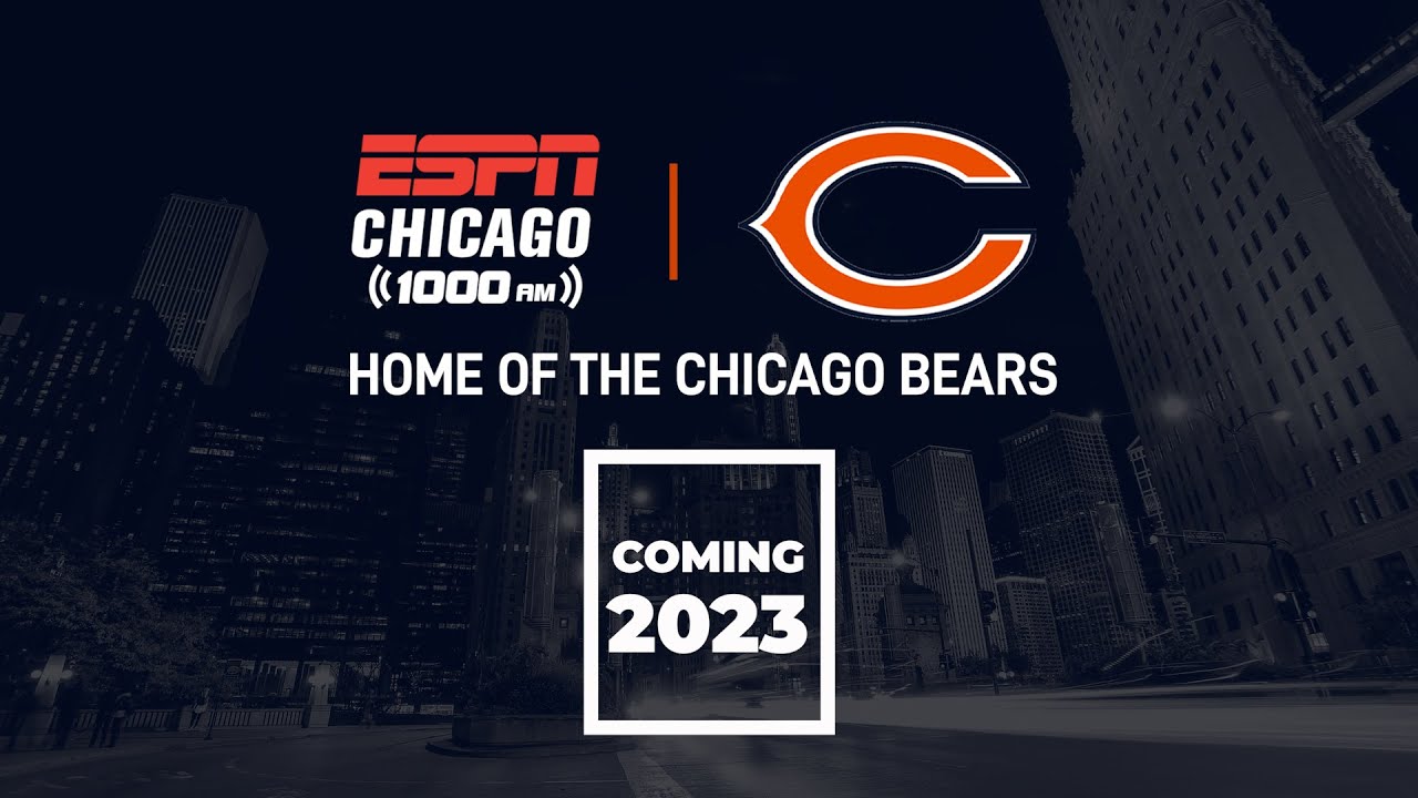 ESPN 1000 Named New Flagship Station for the Chicago Bears - YouTube