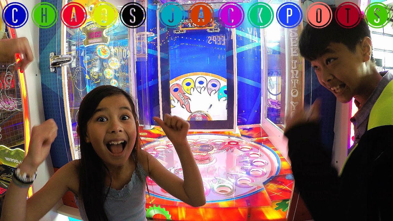 CHAOS Monster Drop MULTIPLE JACKPOTS! アーケードジャックポット - YouTube