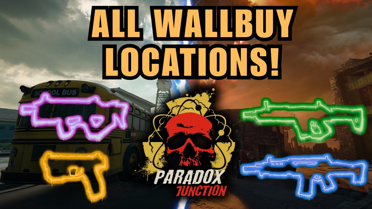 EVERY Wallbuy Location in Paradox Junction! | BO7 Zombies - YouTube