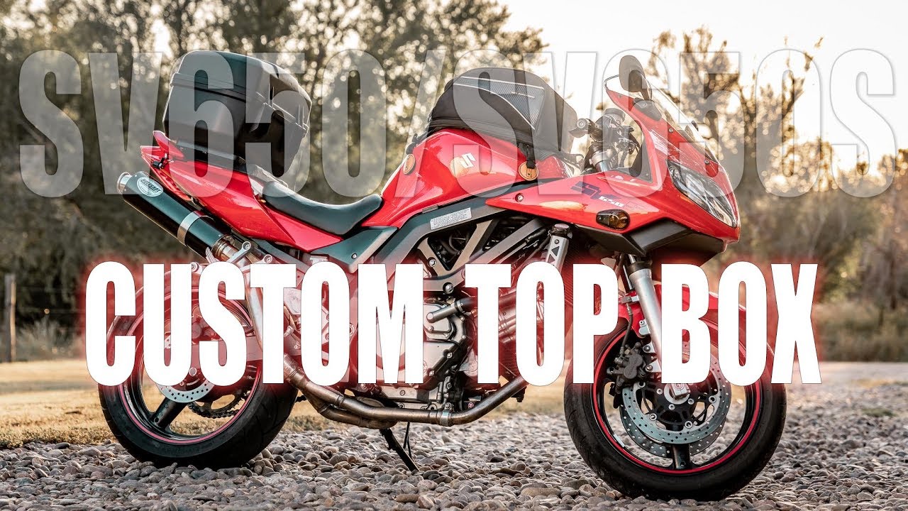 SV650 Custom Top Box (GEN 2 SV650, SV650S) - YouTube