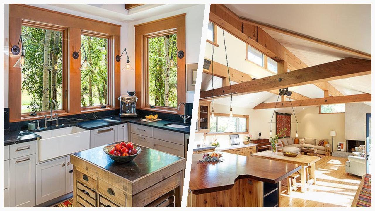 75 Large Rustic Kitchen Design Ideas You'll Love 🟡 - YouTube