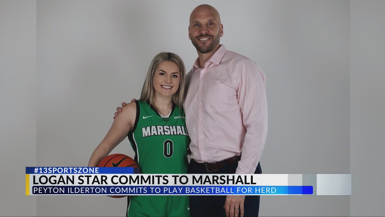 Logan's Peyton Ilderton commits to Marshall - YouTube