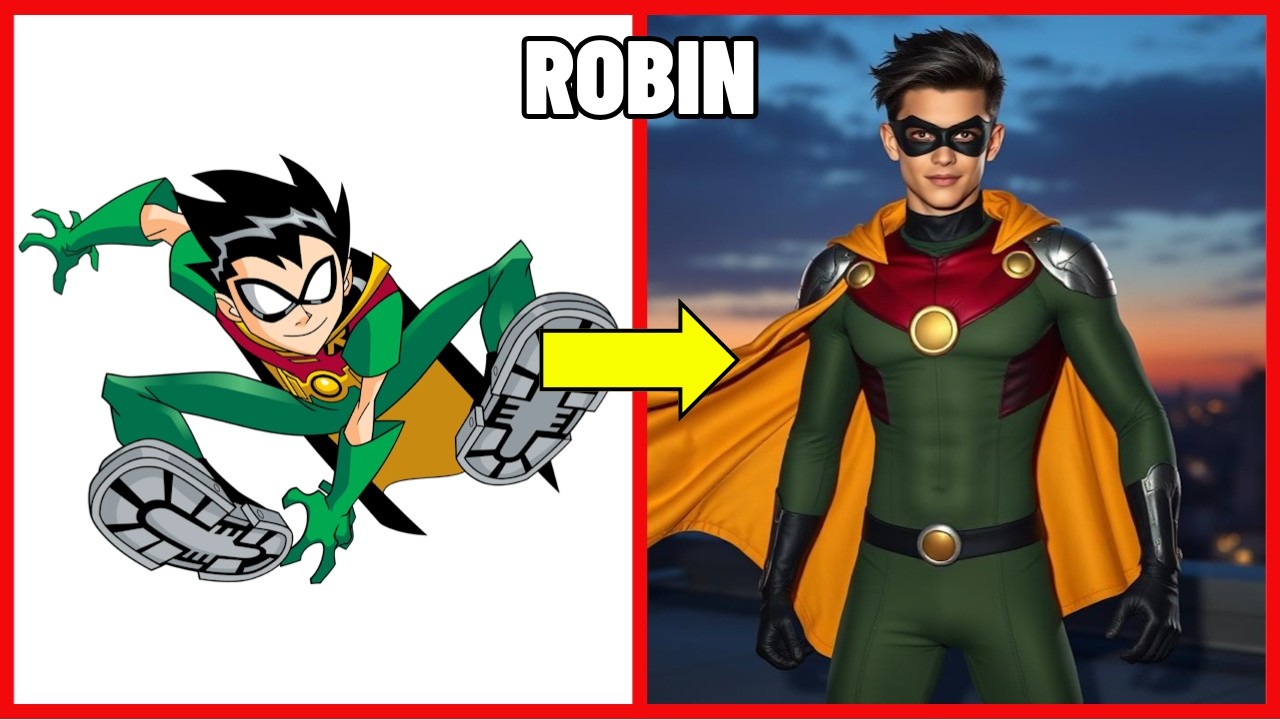 🔥 Teen Titans Go In Real Life 💥 All Characters + Emoji Quiz - YouTube