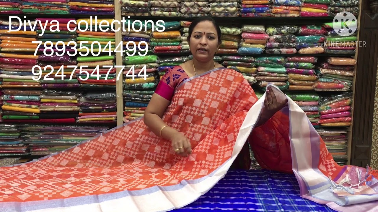 Fancy sarees,Episode 1113,Divya collections - YouTube