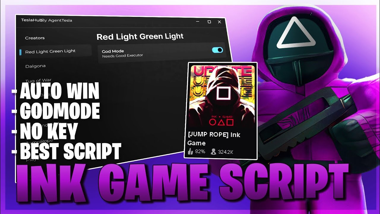 Ink Game Script *NO KEY* - Godmode, Auto Dalgona, Glass Bridge Esp ...