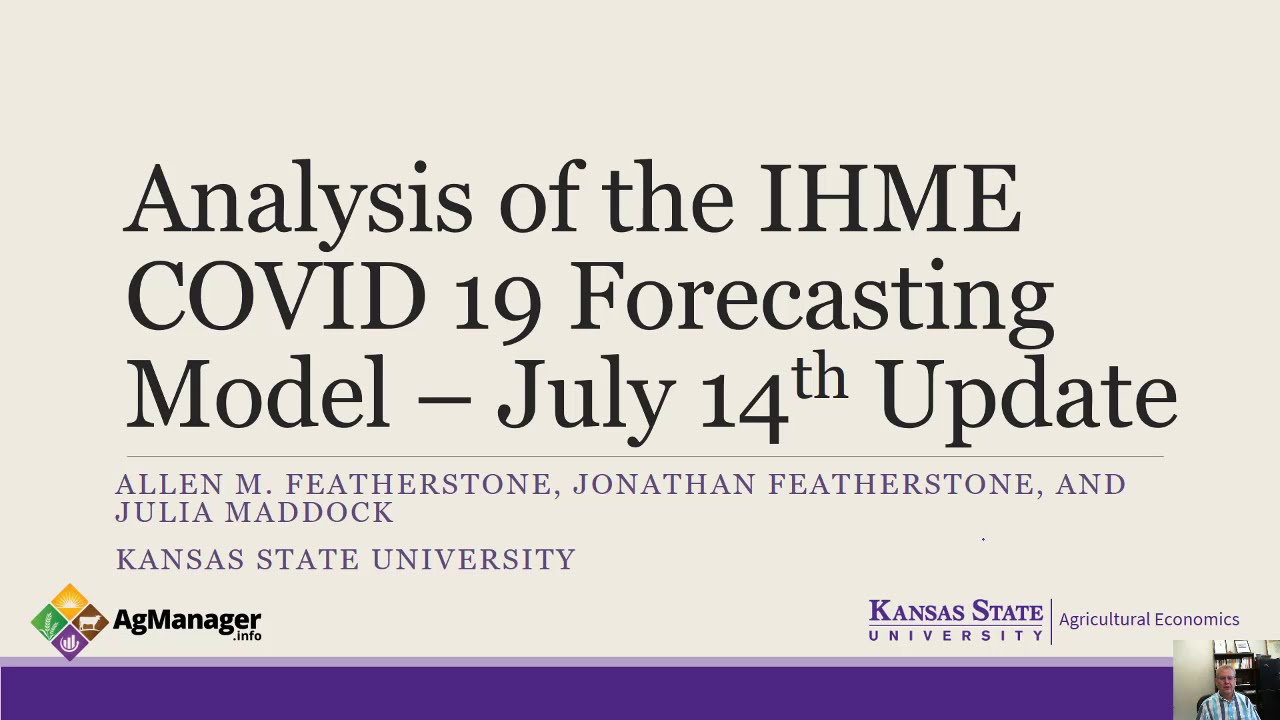 Analysis of the IHME COVID-19 Forecasting Model - July 14 Update - YouTube