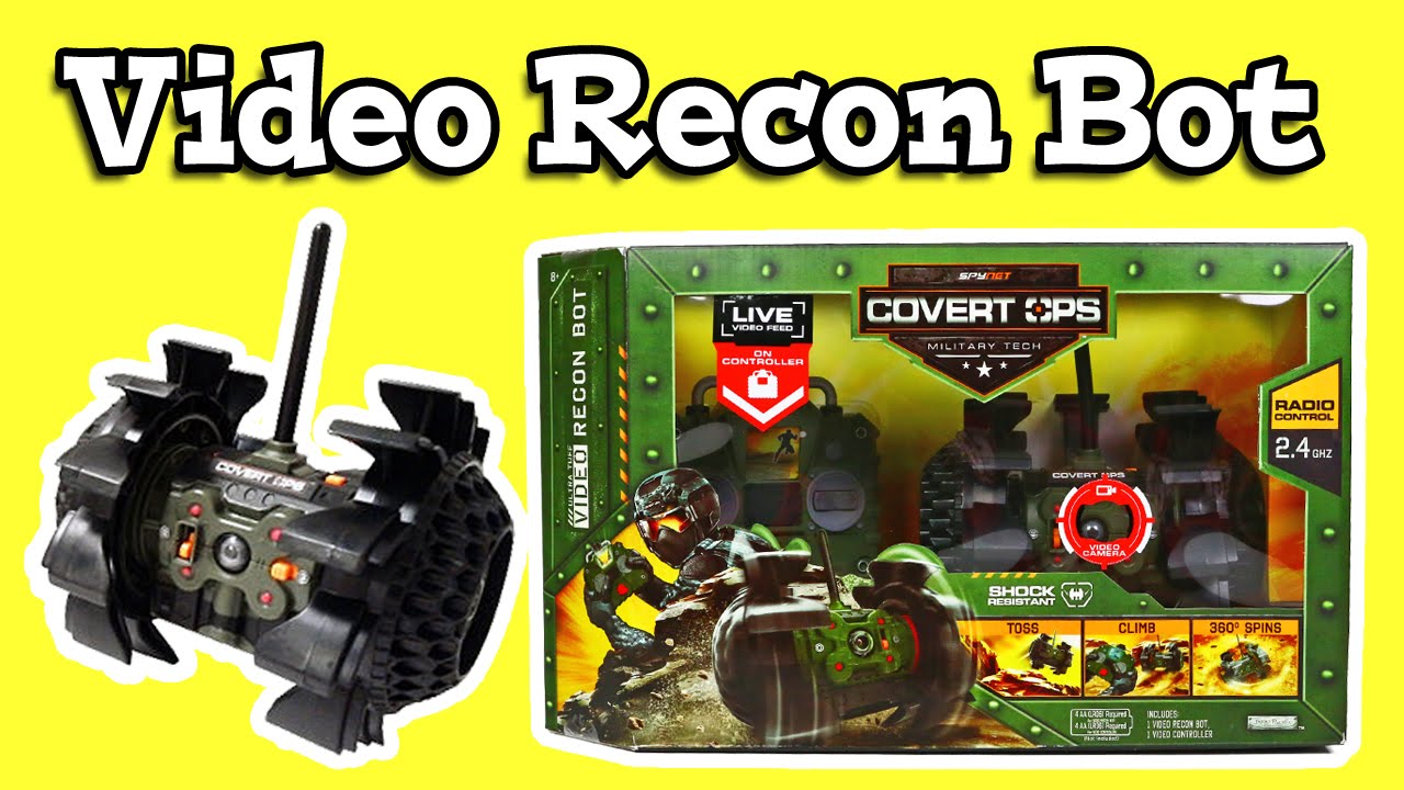 Spy Net Covert Ops Video Recon Bot - YouTube