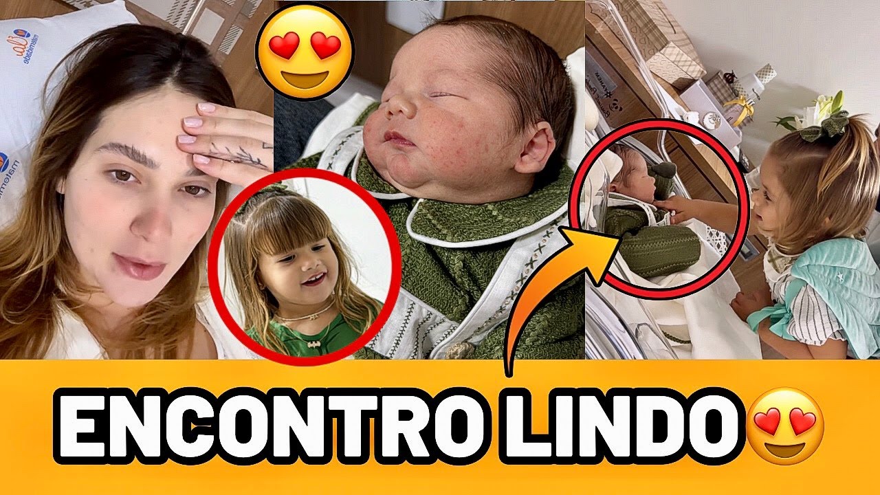 EMOCIONANTE MARIA ALICE E MARIA FLOR CONHECEM O IRMÃO JOSÉ LEONARDO 😱 - YouTube