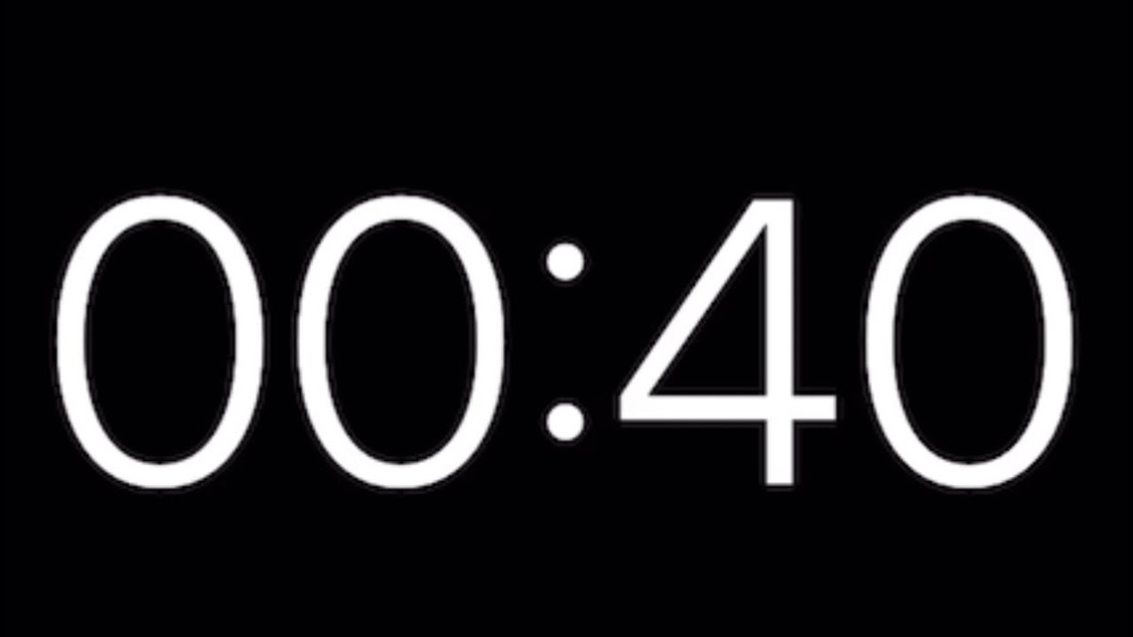 40 Seconds Timer - YouTube