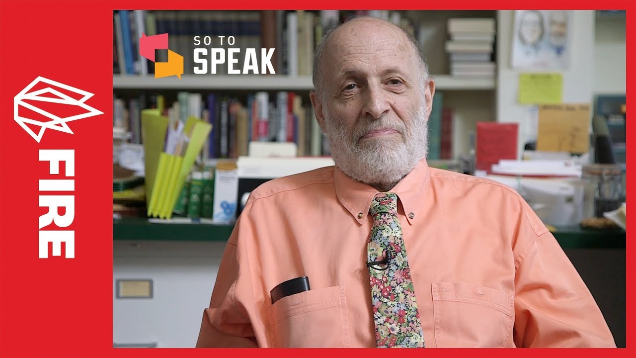 20 years of FIRE with co-founder Harvey Silverglate: So to Speak ...