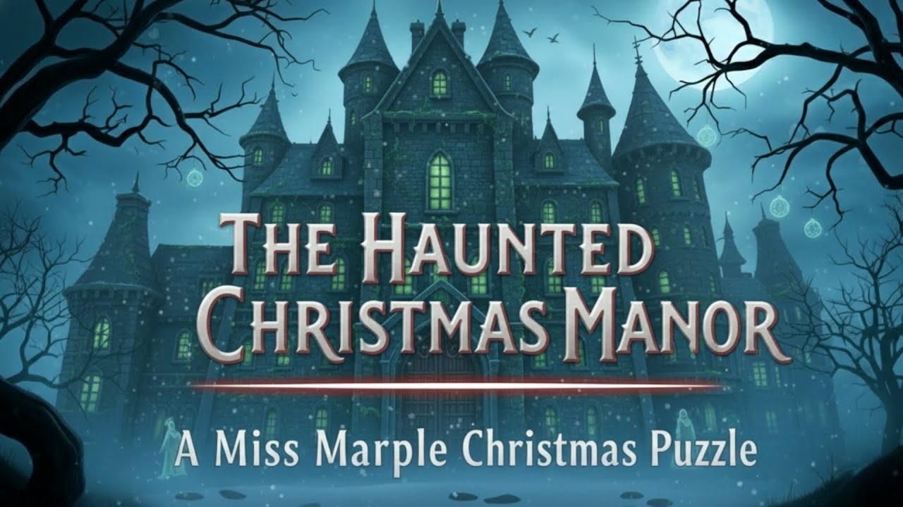 The Haunted Christmas Manor | A Miss Marple Christmas Puzzle - YouTube
